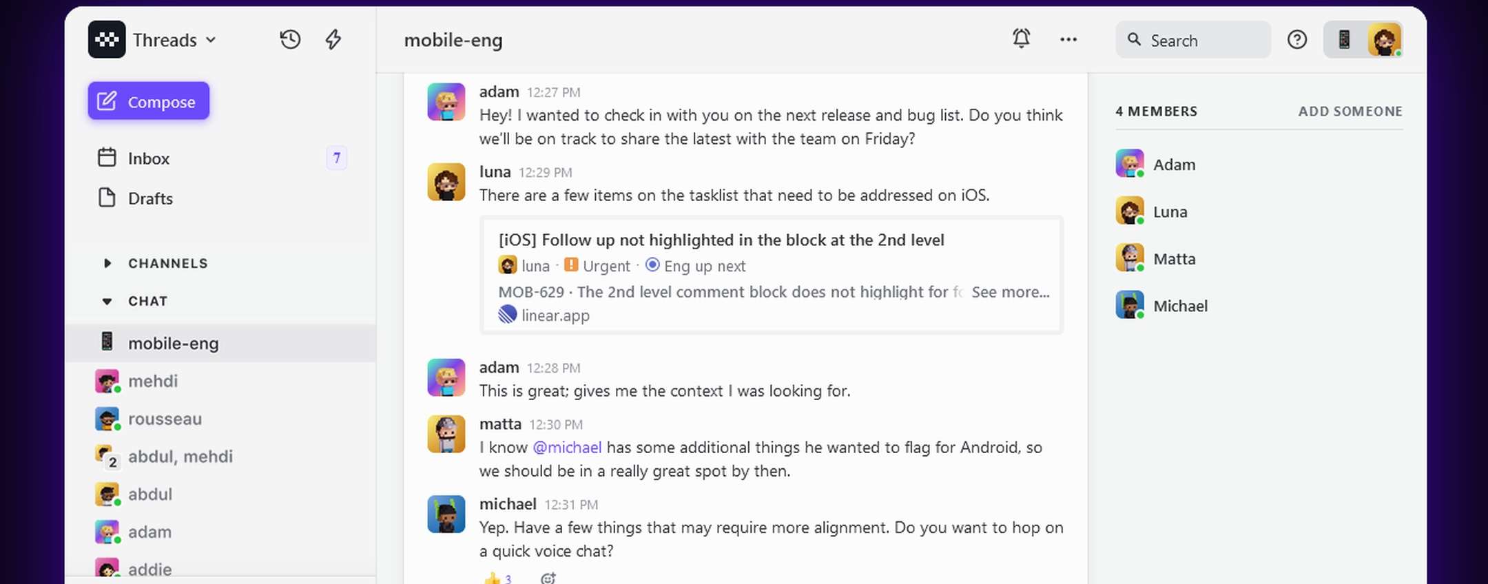 Threads: download in aumento, ma non è l'app di Meta