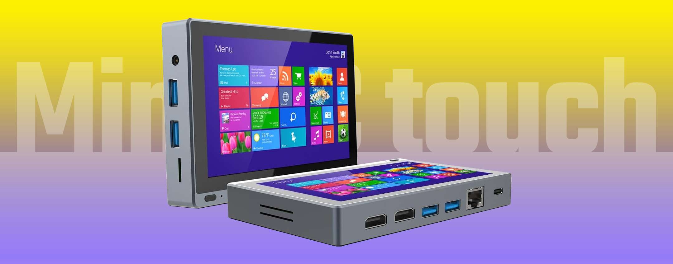 Il Mini PC con schermo touch è in sconto su Amazon