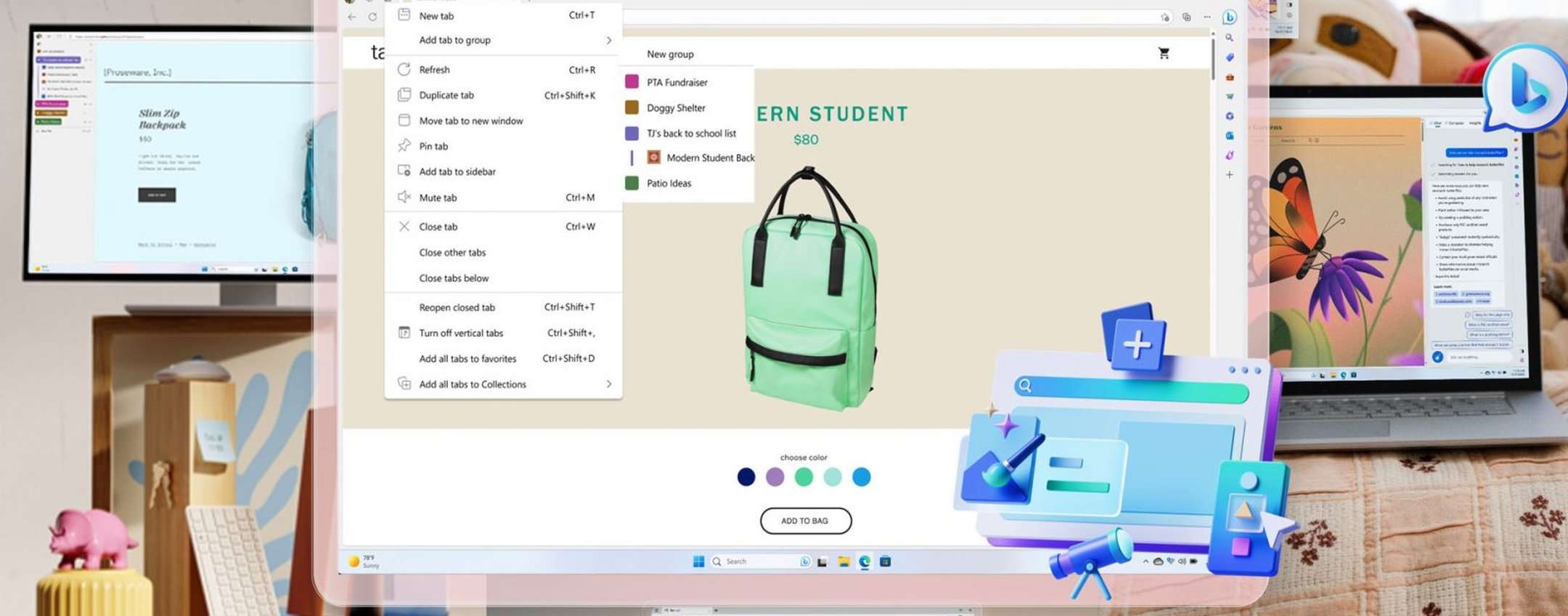 Microsoft Designer integrato nella sidebar di Edge