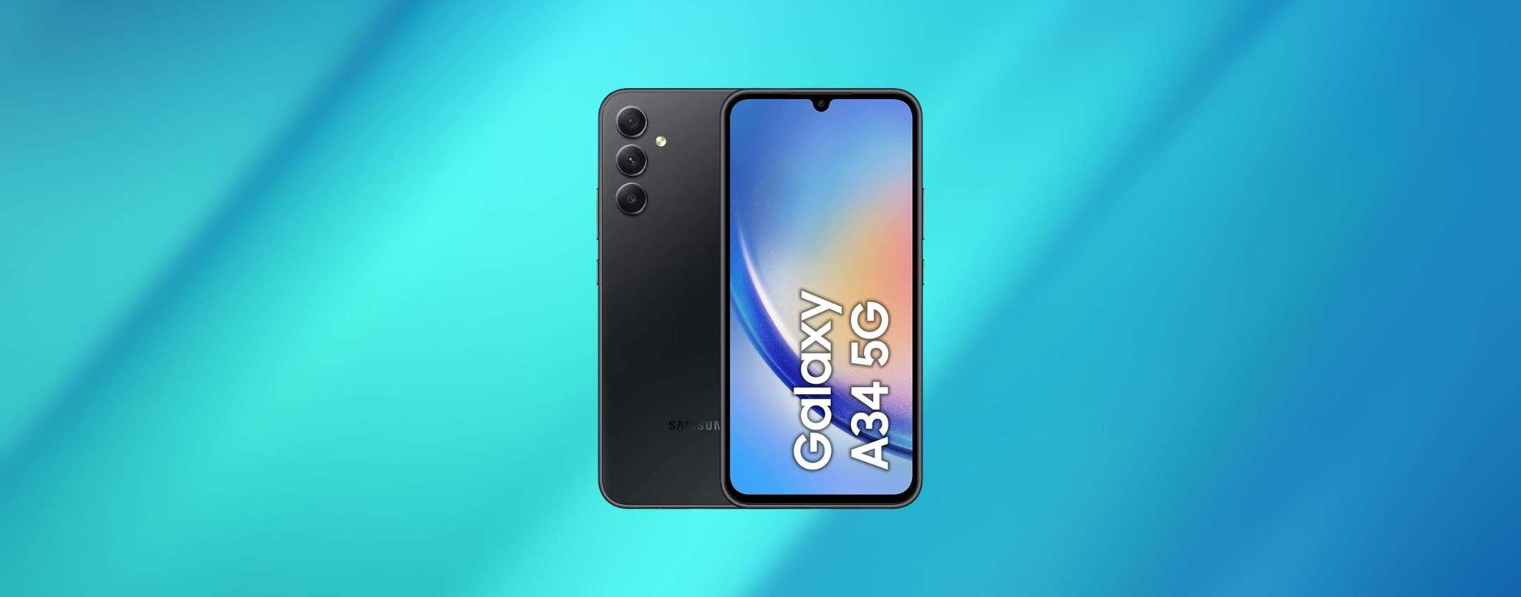 Samsung Galaxy A34 5G da 6/128GB al prezzo più basso di sempre su Amazon!