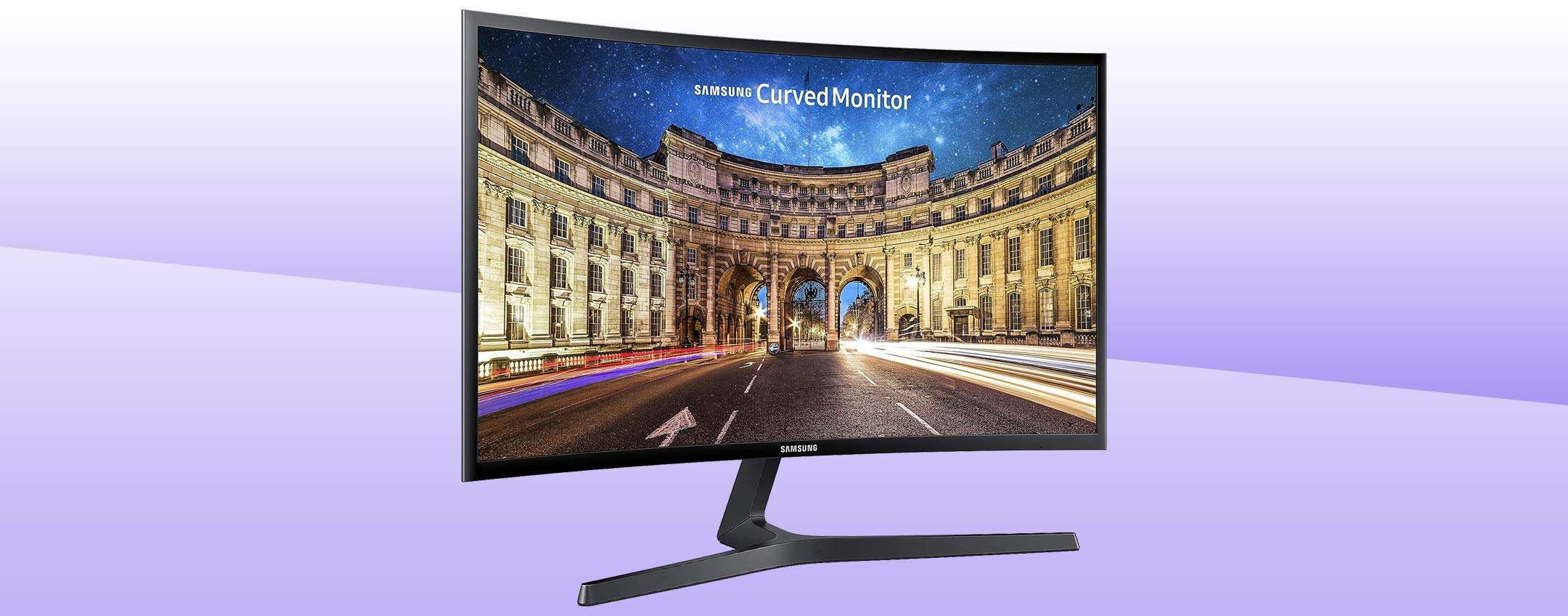 Monitor curvo Samsung a 99€: l'affare in formato 24 pollici