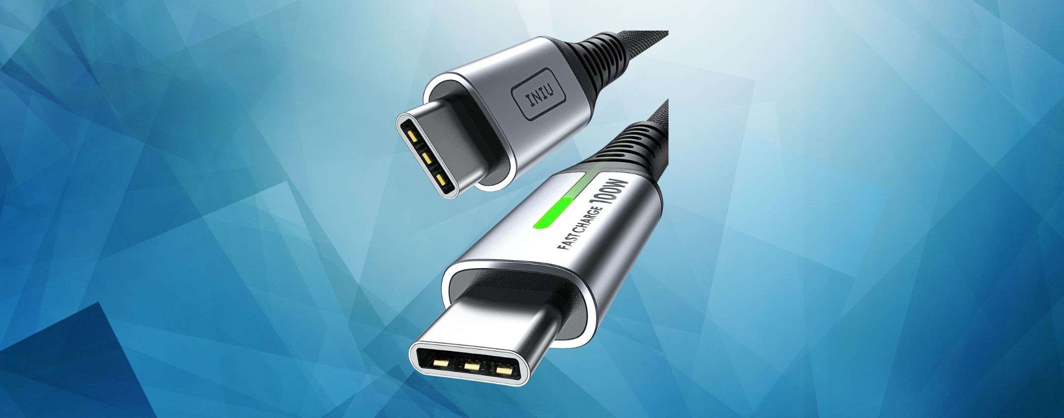 Cavo USB-C 100W di alta qualità: su Amazon ad un prezzo REGALO