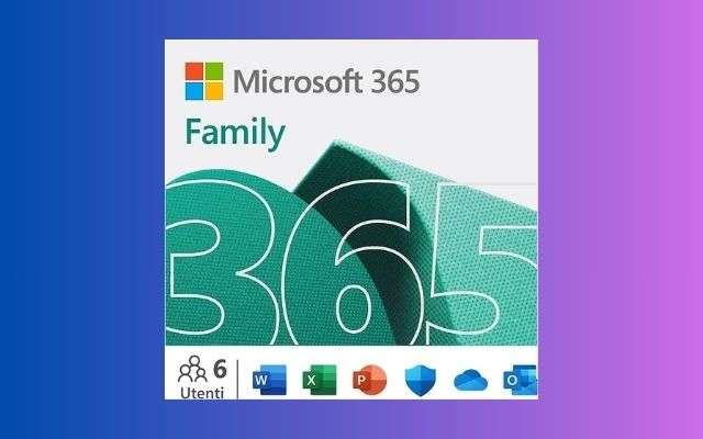 Microsoft 365 Family: INDISPENSABILE a casa e lavoro (-15%)
