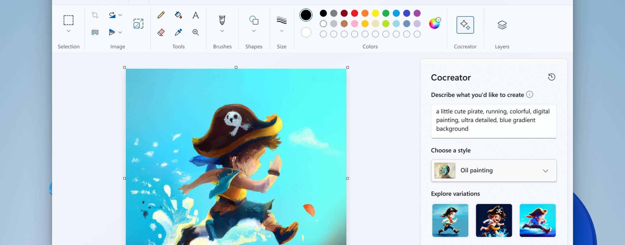 Microsoft annuncia Paint Cocreator: IA con DALL-E