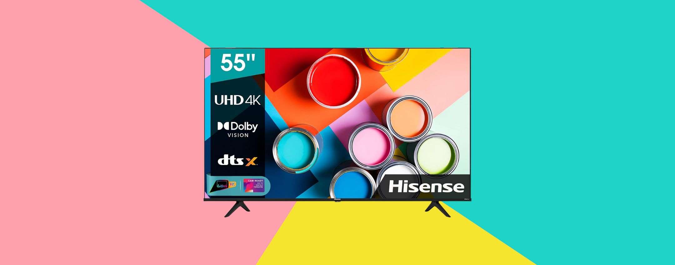 Smart TV Hisense 55" 4K ad un prezzo SHOCK su Amazon