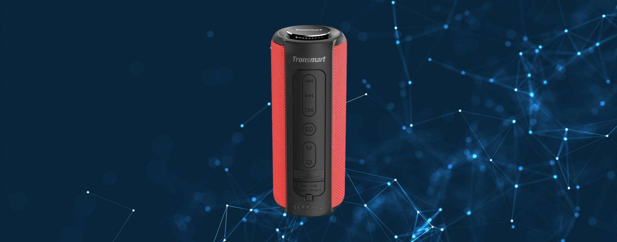 Altoparlante bluetooth 40W in offerta al MINIMO STORICO su Amazon (-30%)