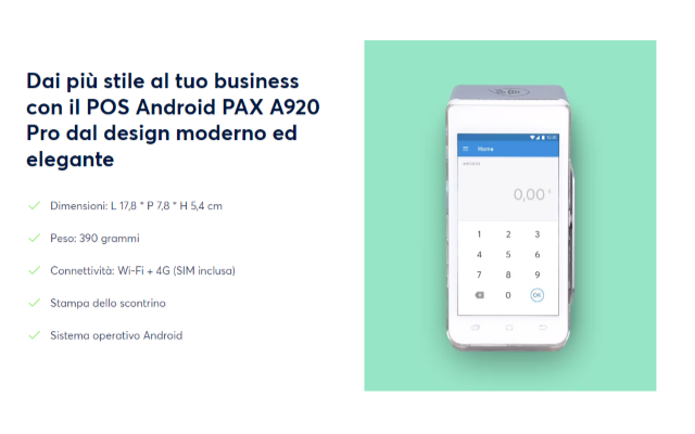 Smart POS Easy, la soluzione Axerve con 6 mesi di canone gratis