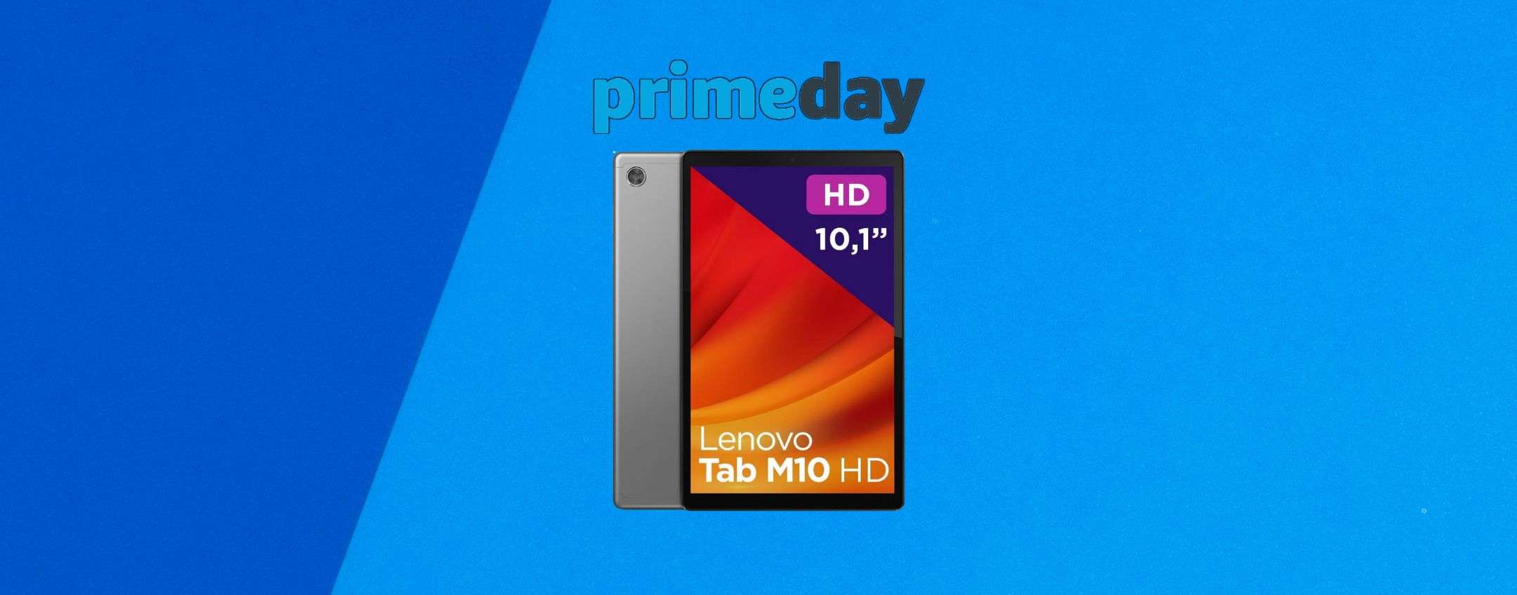 Lenovo Tab M10 HD in OTTIMO SCONTO con le offerte Prime