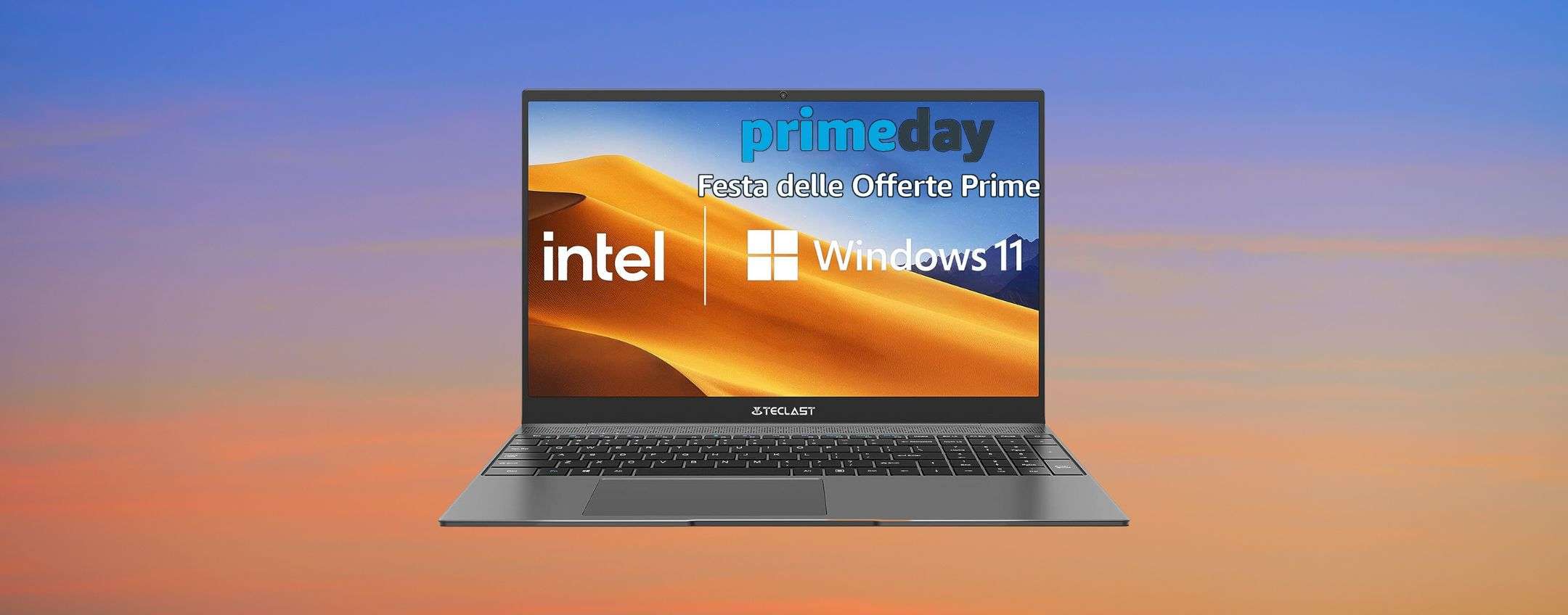 Notebook sottile e veloce a PREZZO SHOCK: è la Festa delle Offerte Prime