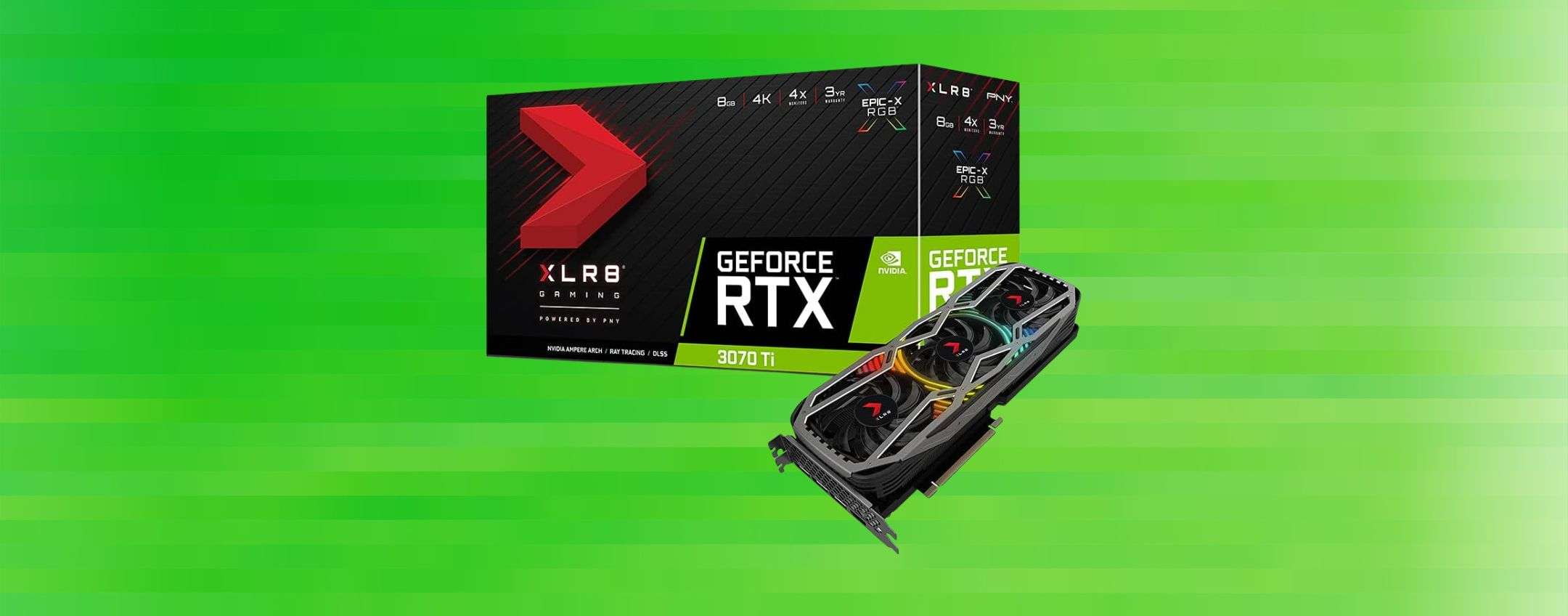GPU RTX 3070 Ti in SUPER OFFERTA su Amazon (-29%)