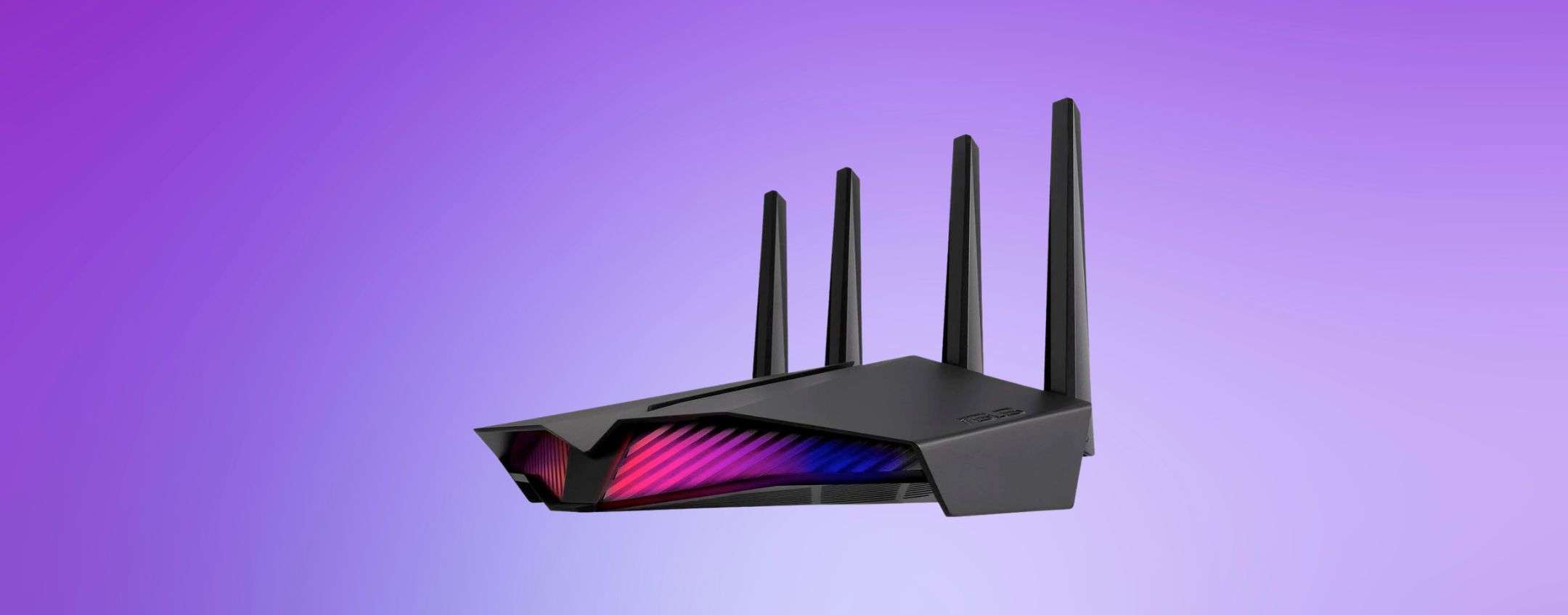 Router ASUS WiFi6: crollo al MINIMO STORICO su Amazon (-28%)