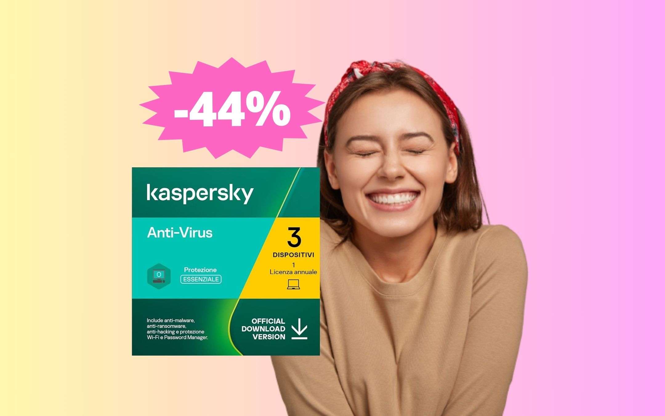 Kaspersky Anti-Virus 2023: un AFFARE da prendere al volo