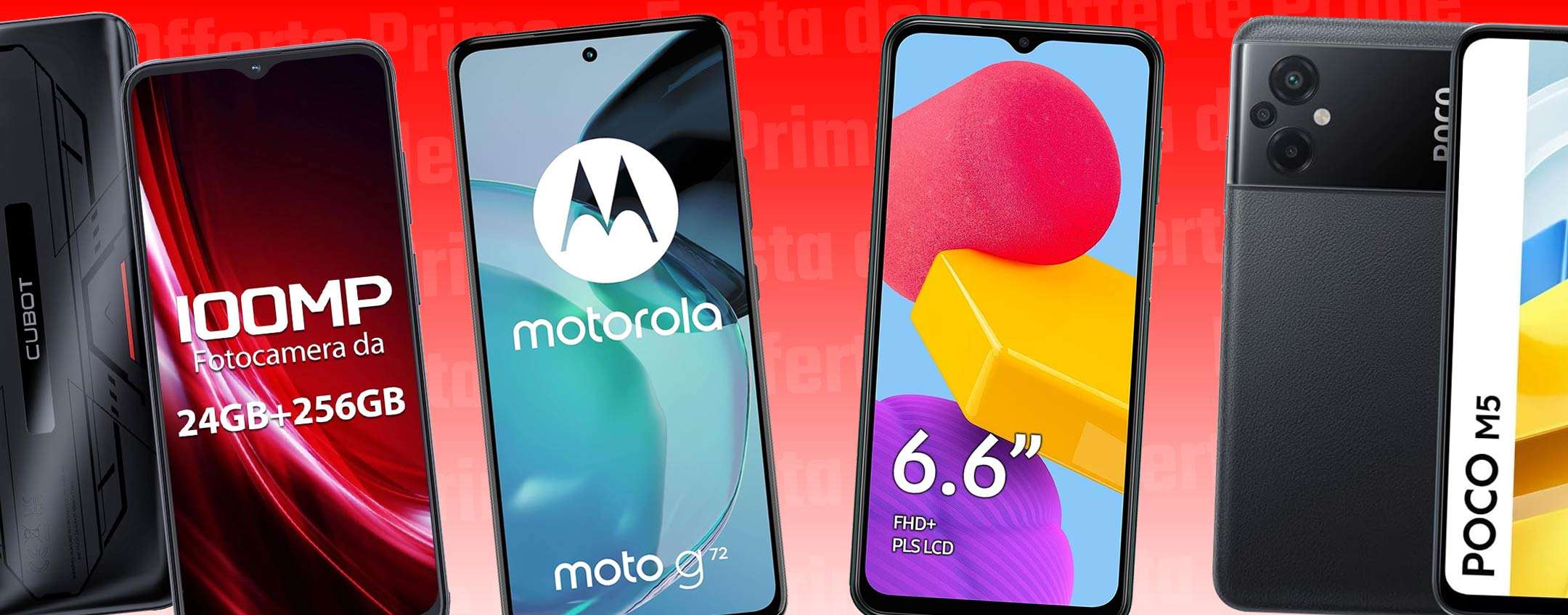 Festa Offerte Prime: i migliori smartphone sotto i 200 euro