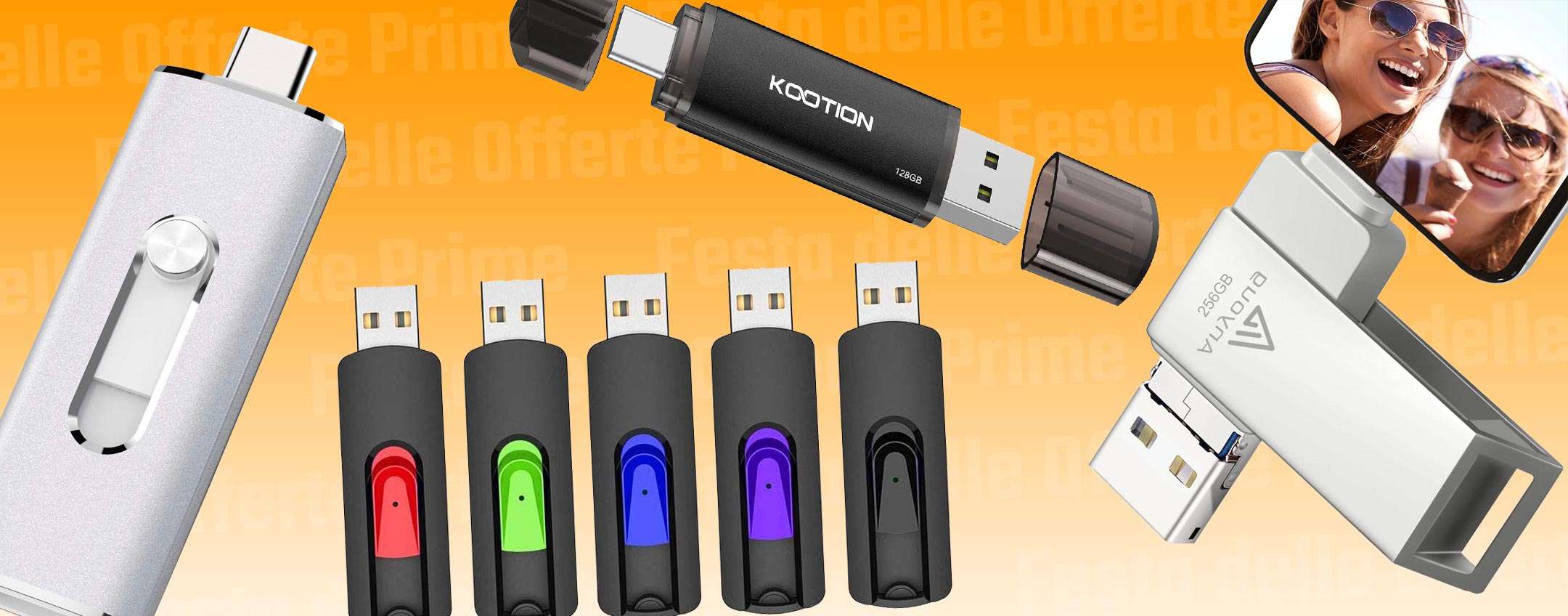 Festa delle Offerte Prime: le migliori chiavette USB in super offerta