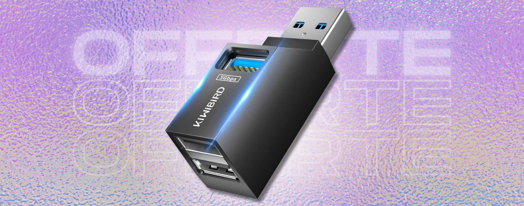 Super MINI HUB USB: letteralmente piccolo ma comodità SPAZIALE