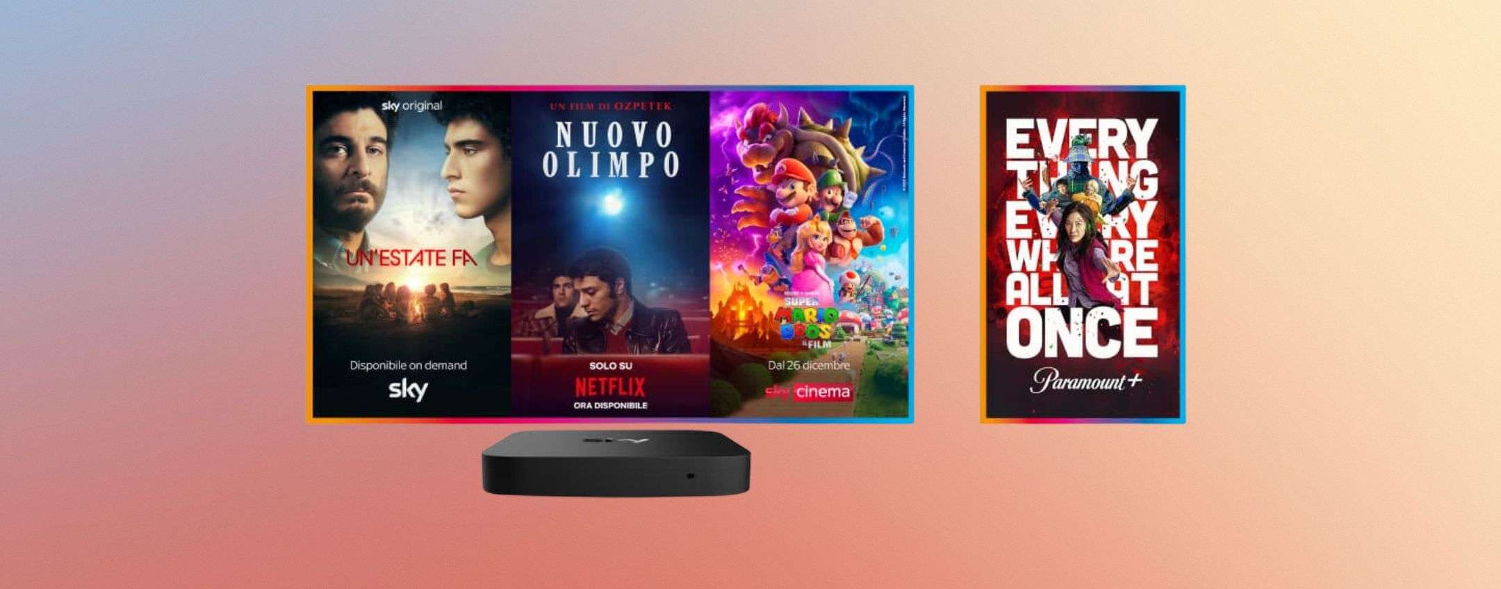 Sky TV + Netflix: Intrattenimento Plus a soli 14,90€/mese