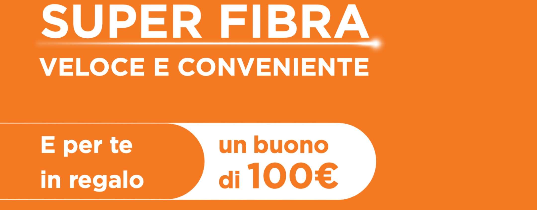 WINDTRE Super Fibra: FTTH con 100€ di vantaggi