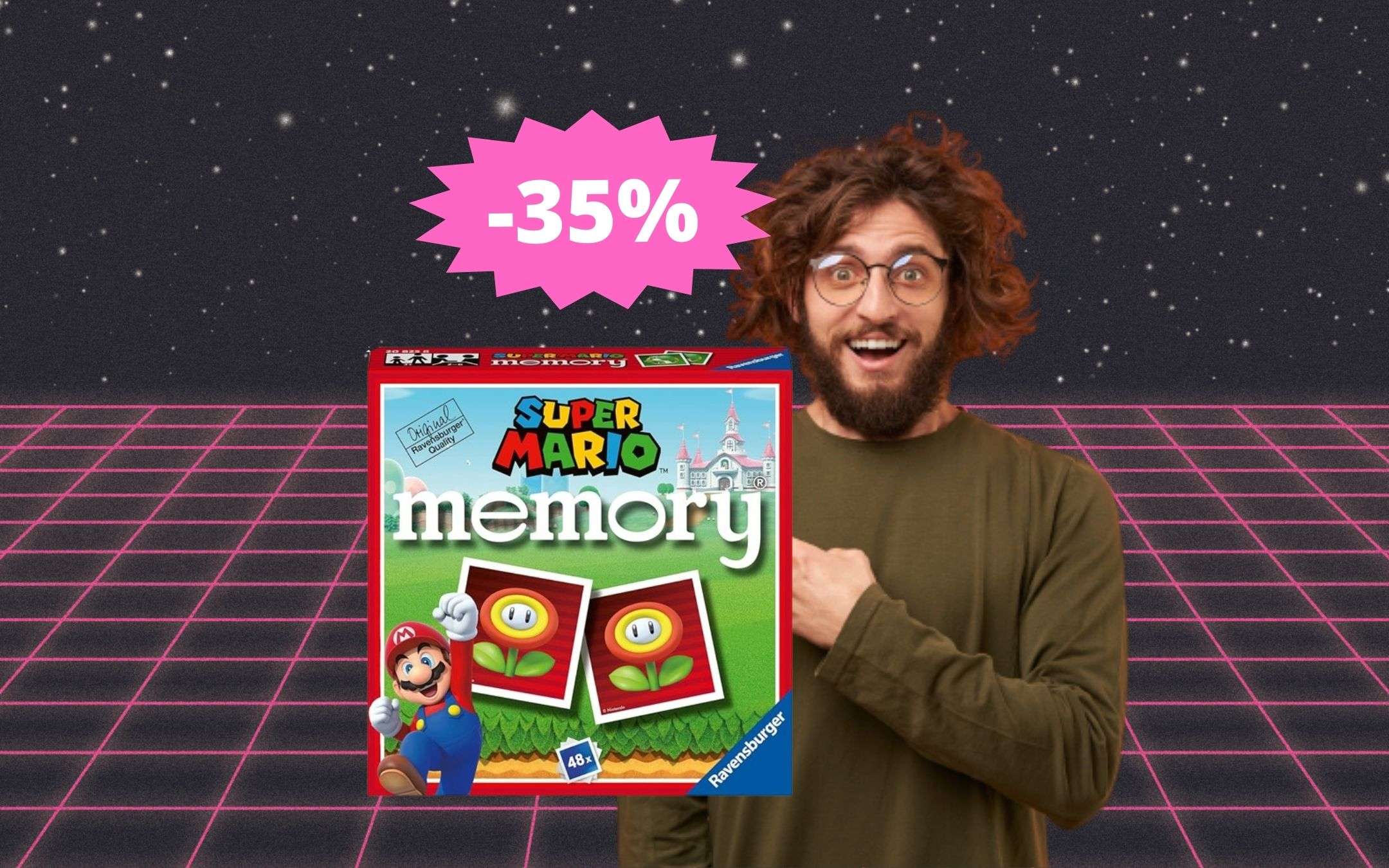 Super Mario Memory: un AFFARE per il gioco da tavolo (-35%)