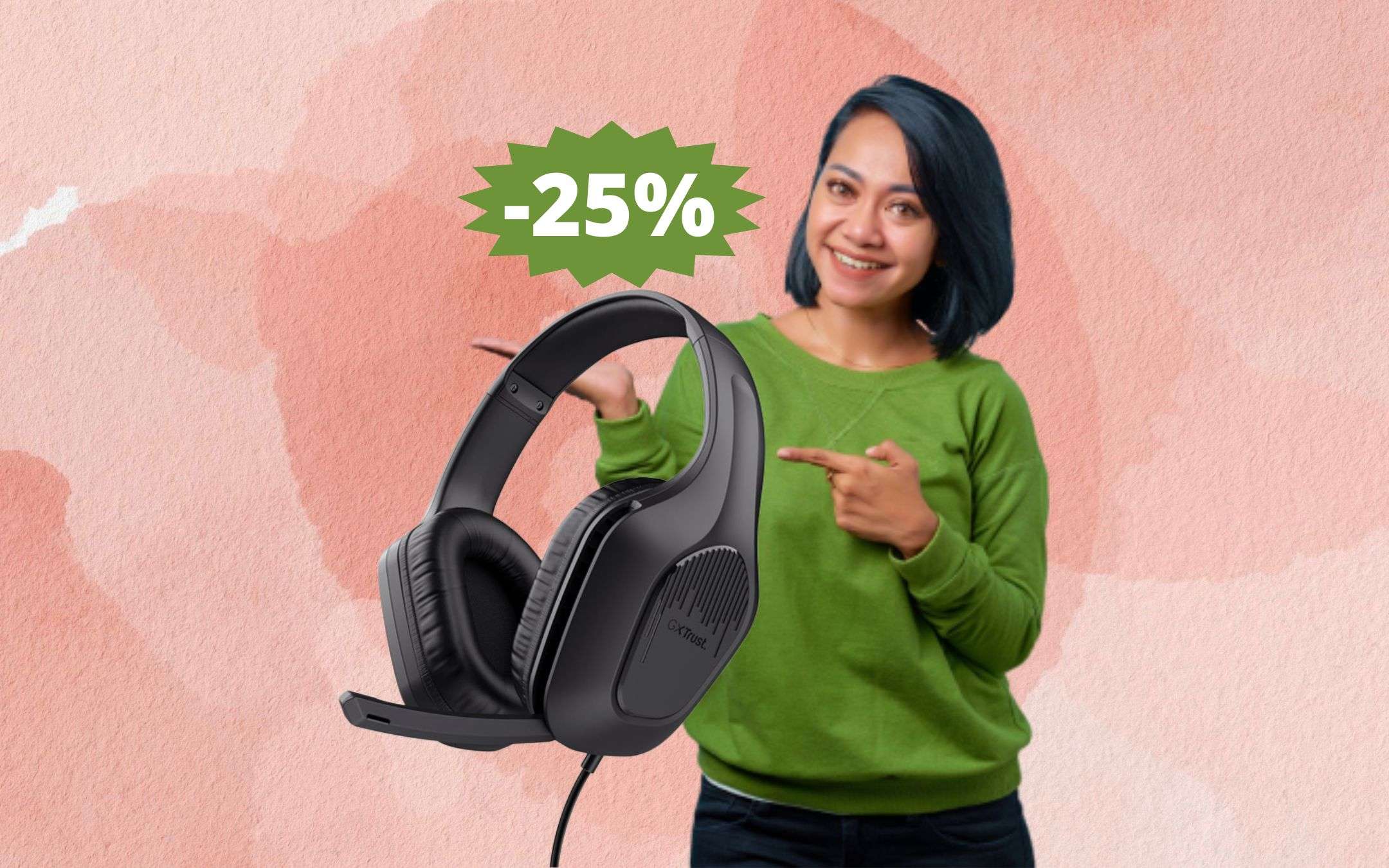 Trust GXT 415 Zirox: MEGA sconto del 25% su Amazon