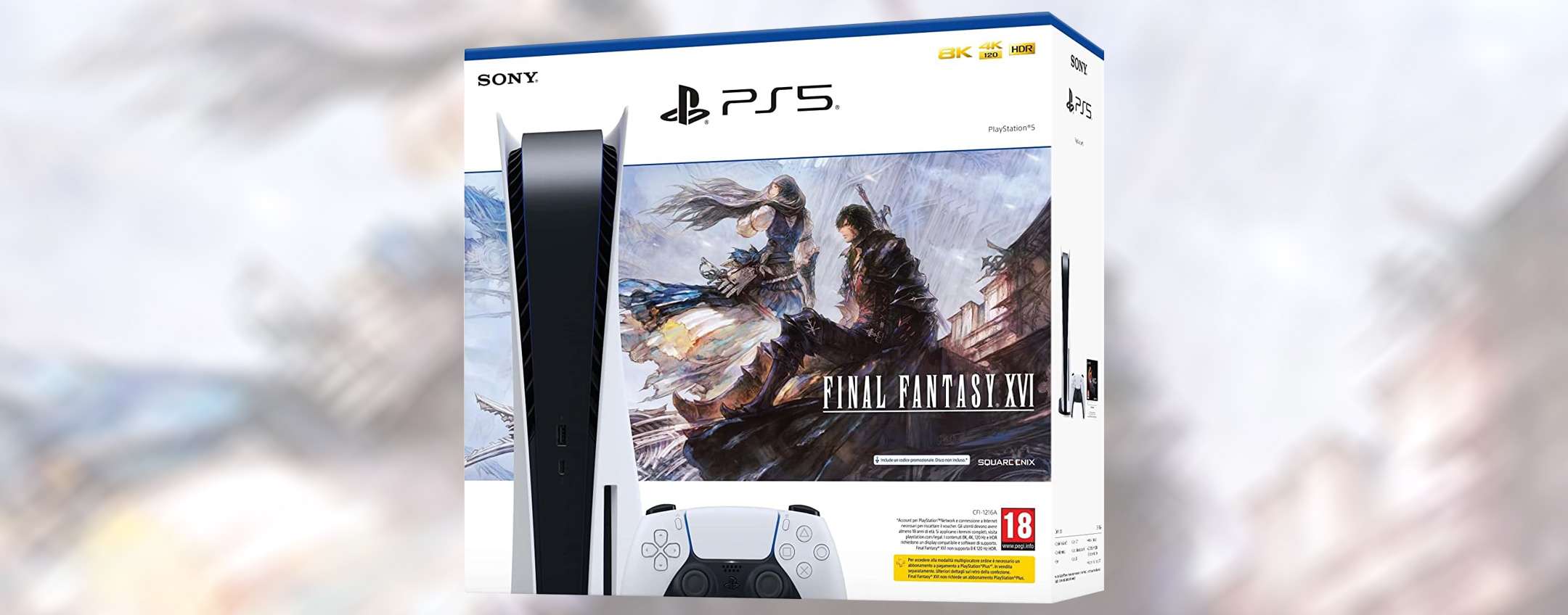 PS5+Final Fantasy XVI: bundle in sconto per il Black Friday