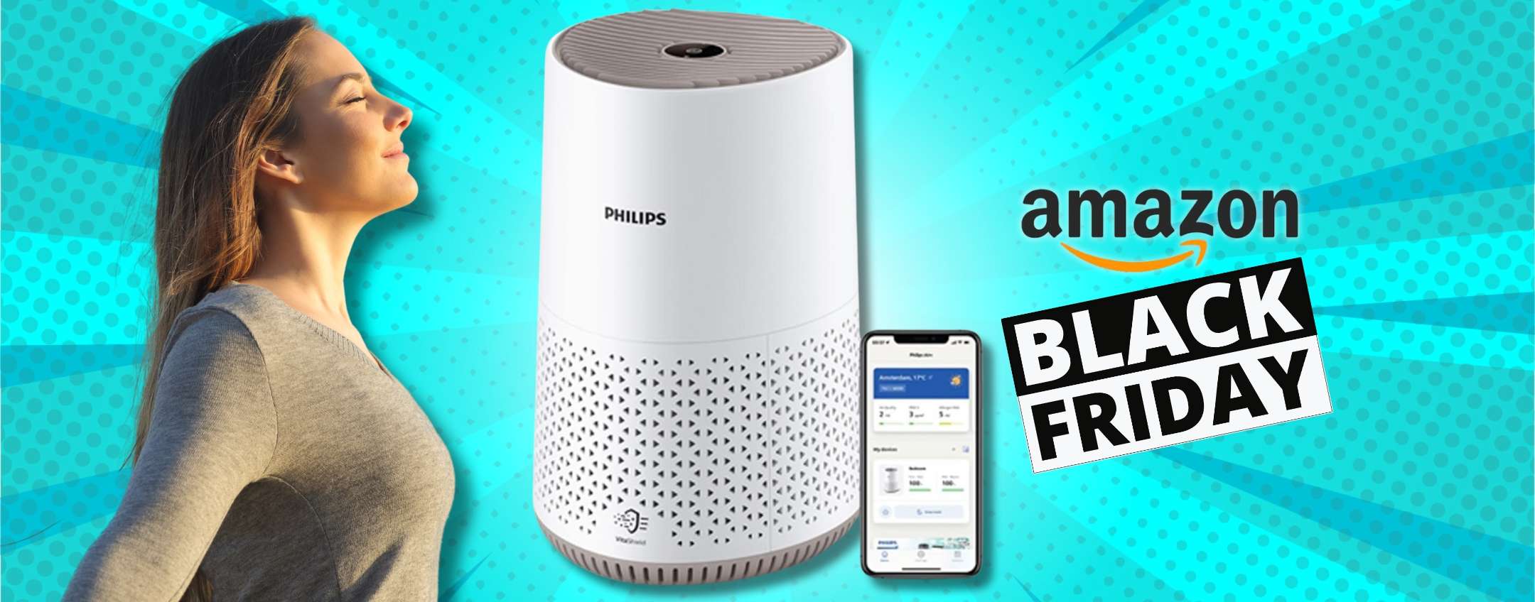 Purificatore d'aria Philips, uno dei migliori a prezzo SMATERIALIZZATO