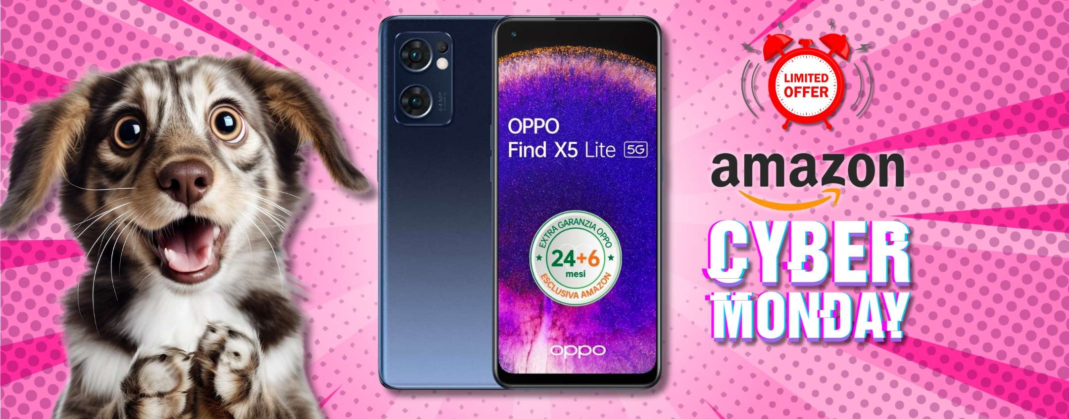 OPPO Find X5 Lite è lo smartphone del Cyber Monday: offerta LIMITATA