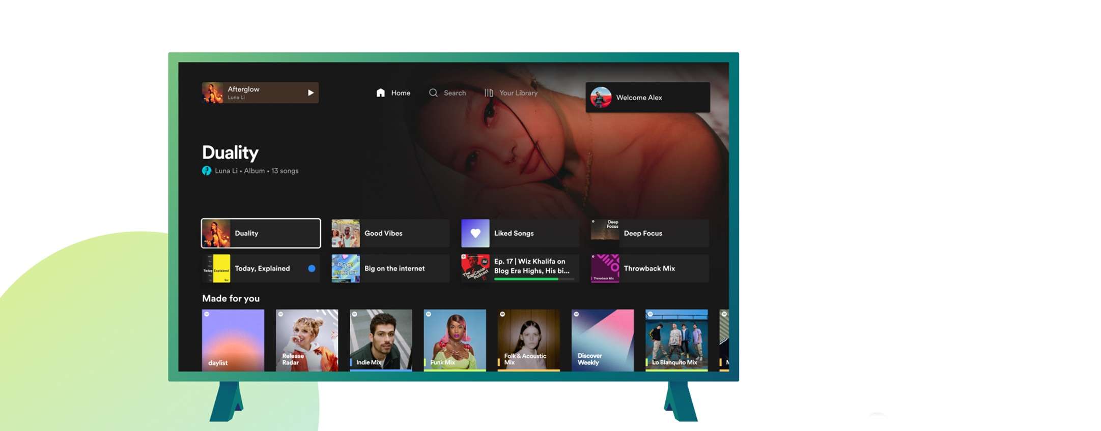 Spotify TV ha una nuova interfaccia e più funzioni