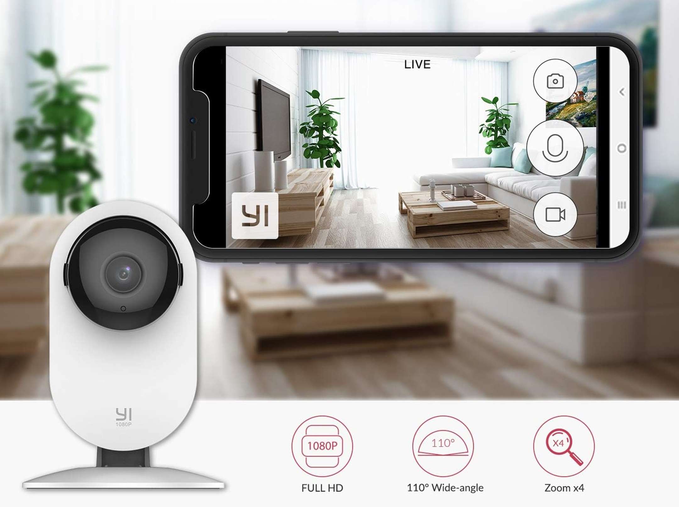 YI Smart Home Camera 1080p: a soli 17€ è tra le migliori offerte del ...