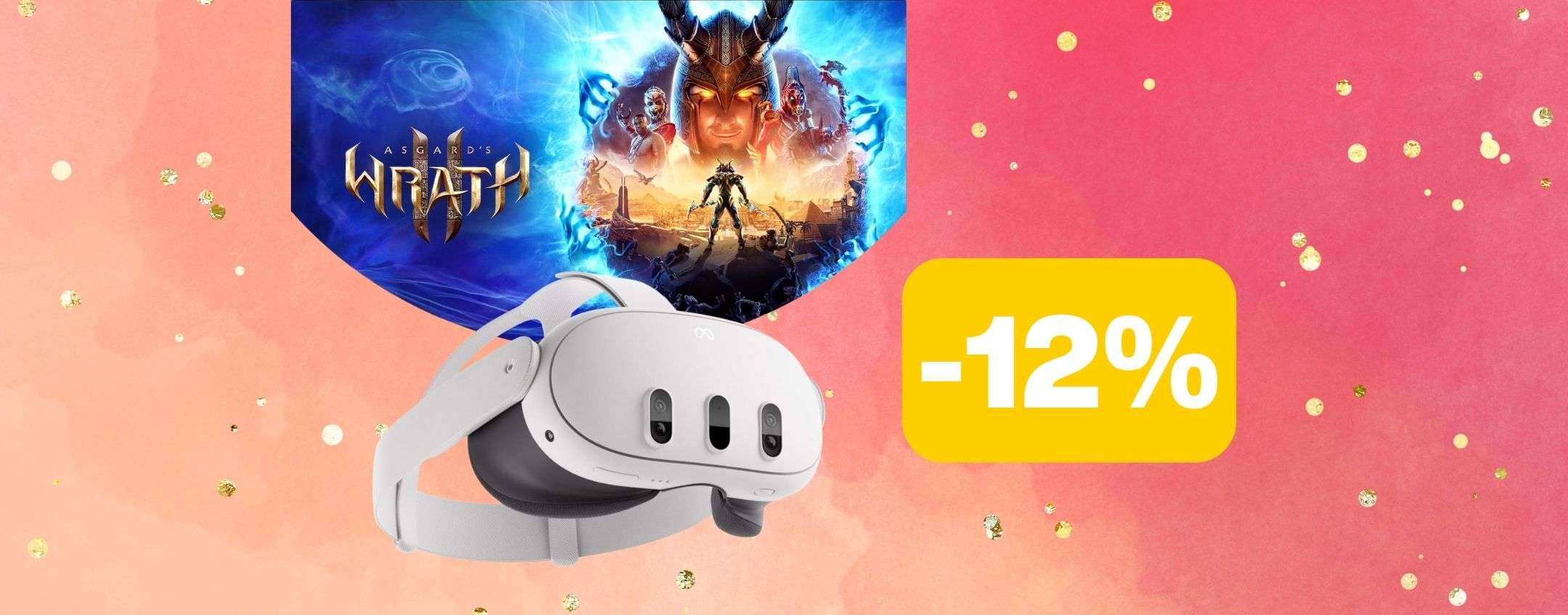 Meta Quest 3: il bundle con Asgard's Wrath 2 in SCONTO per gli studenti ...