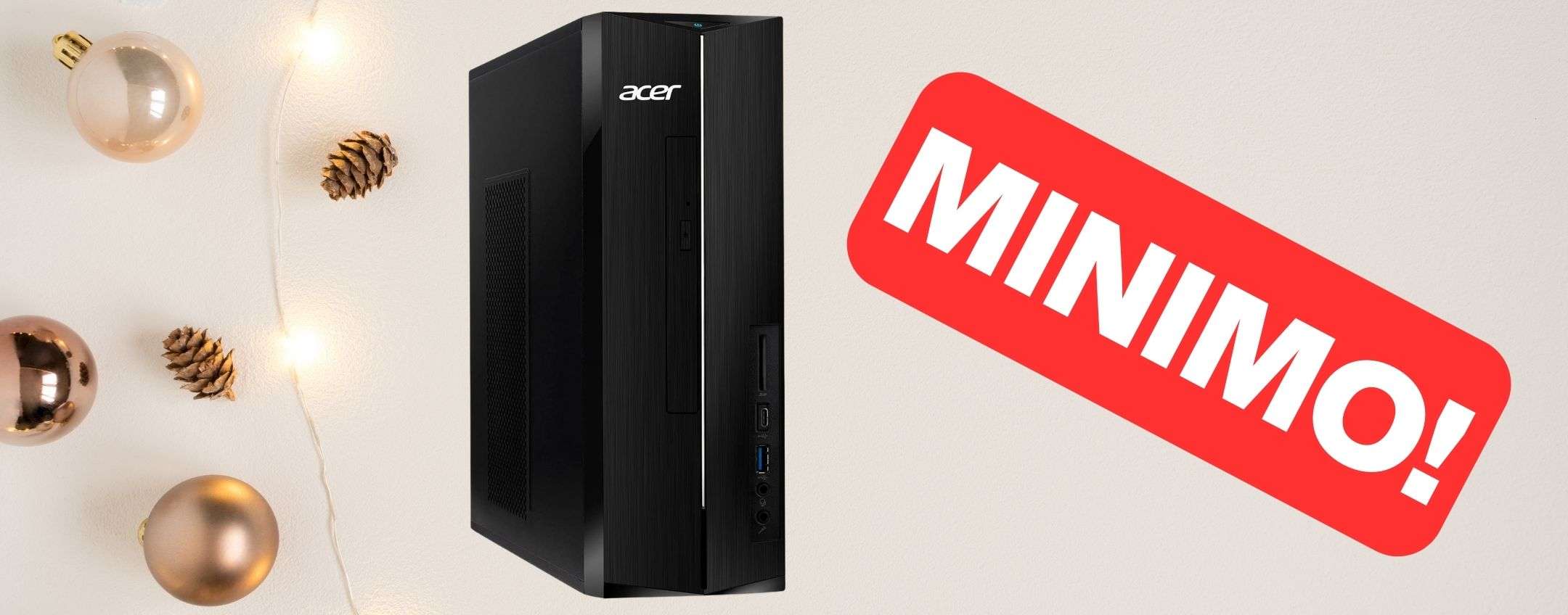 PC Acer Aspire (i7, 8GB+512GB e GTX 1650) al MINIMO STORICO su Amazon