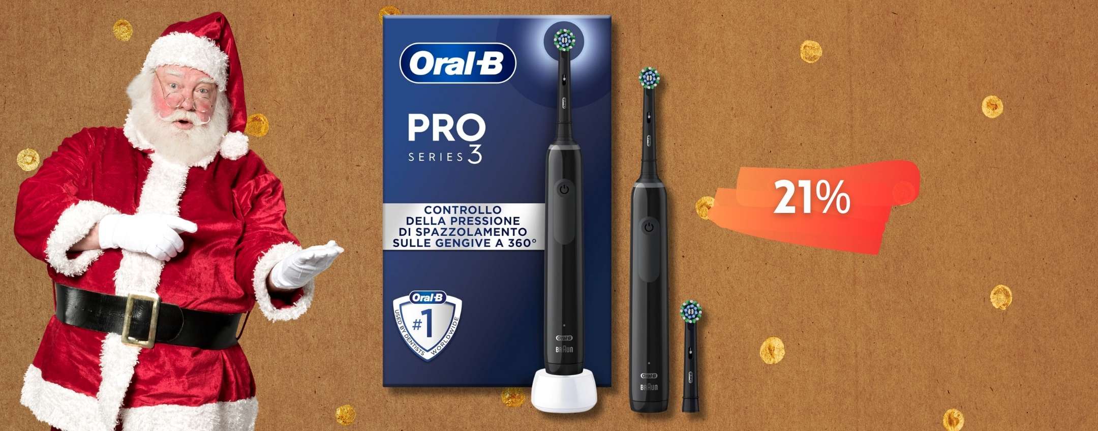 Oral-B l'ha fatto: RADDOPPIA con 2 spazzolini elettrici a prezzo MINI