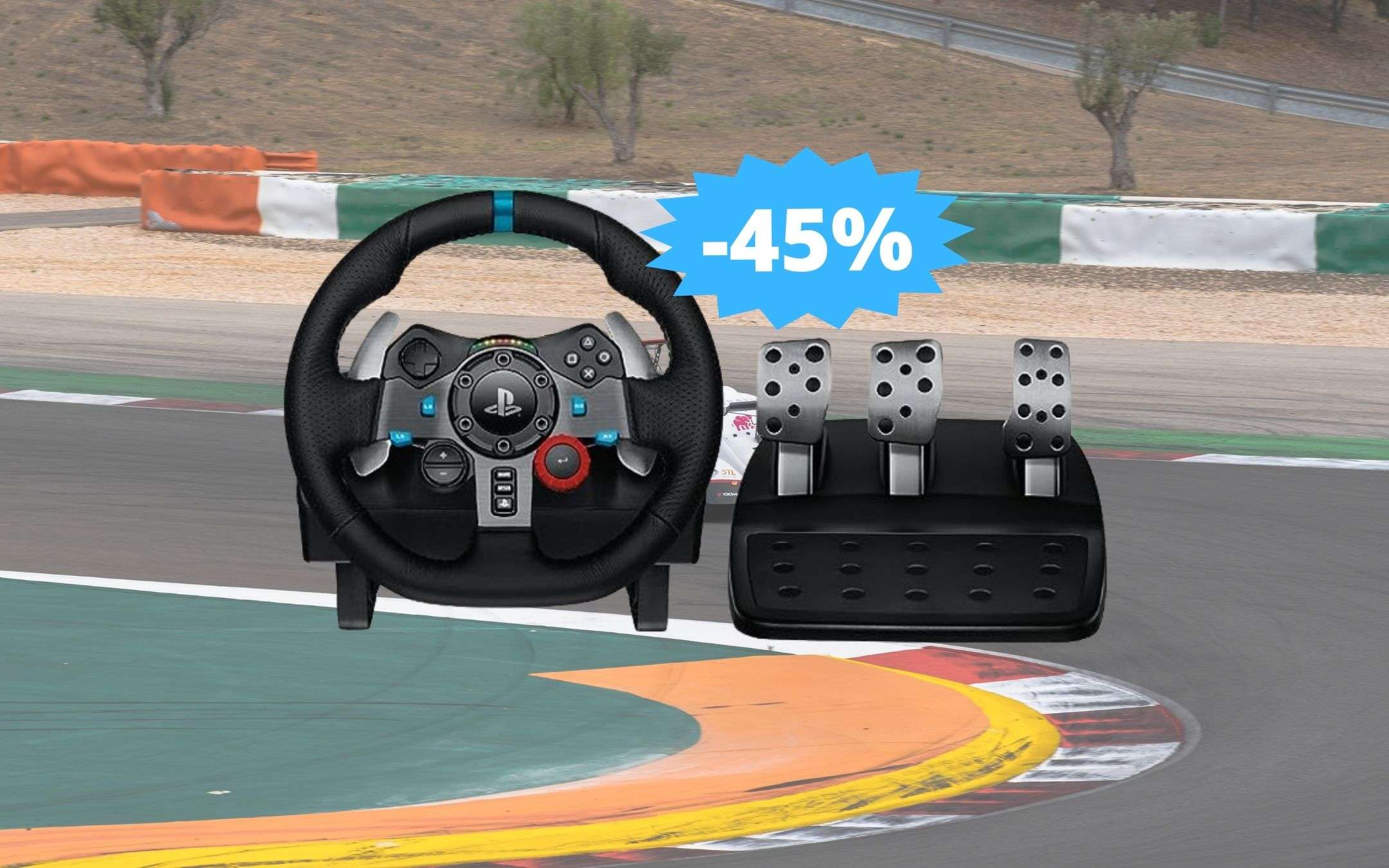 Logitech G29 Driving Force: AFFARE imperdibile su Amazon (-45%)