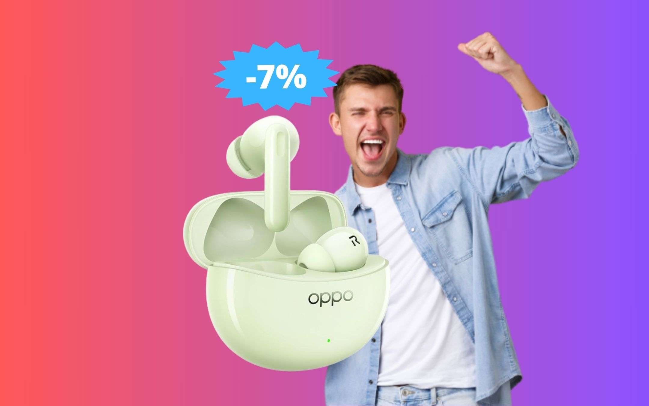 OPPO Enco Air3 Pro: OFFERTA limitata del 7% su Amazon