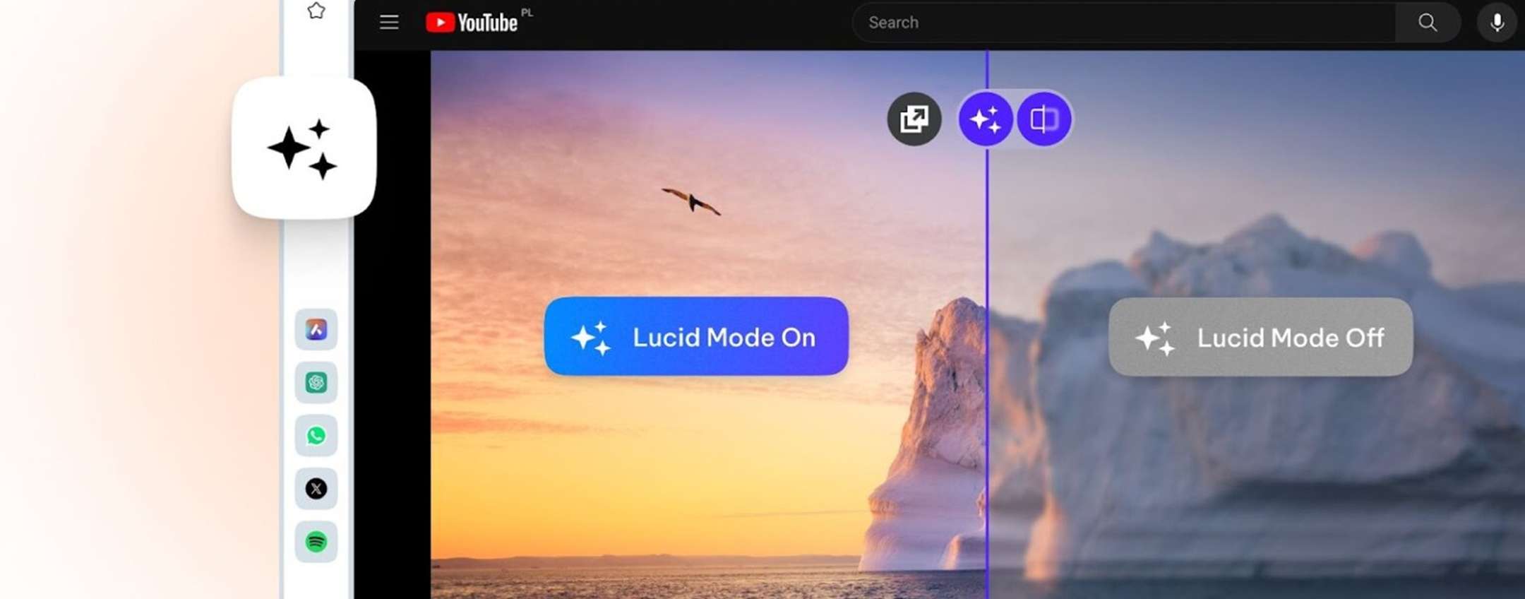 Opera introduce Lucid Mode 2.0 con controlli migliorati