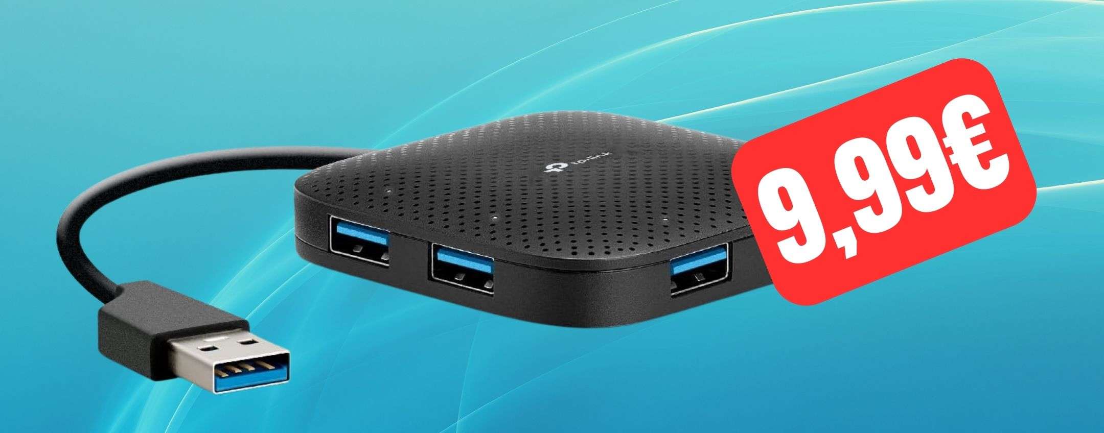Hub USB 4-in-1 TP-Link: prezzo AFFARE su Amazon (9,99€)