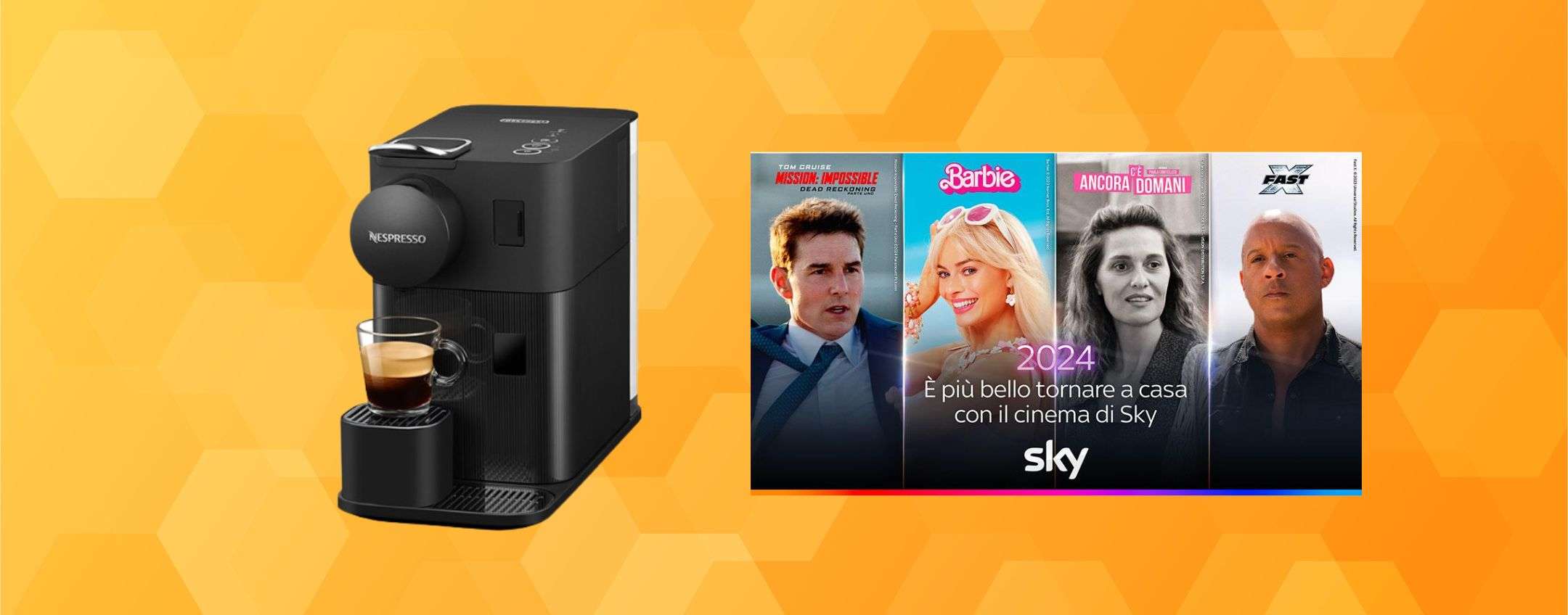 Nespresso Lattissima One GRATIS con Sky: hai tempo fino a domani
