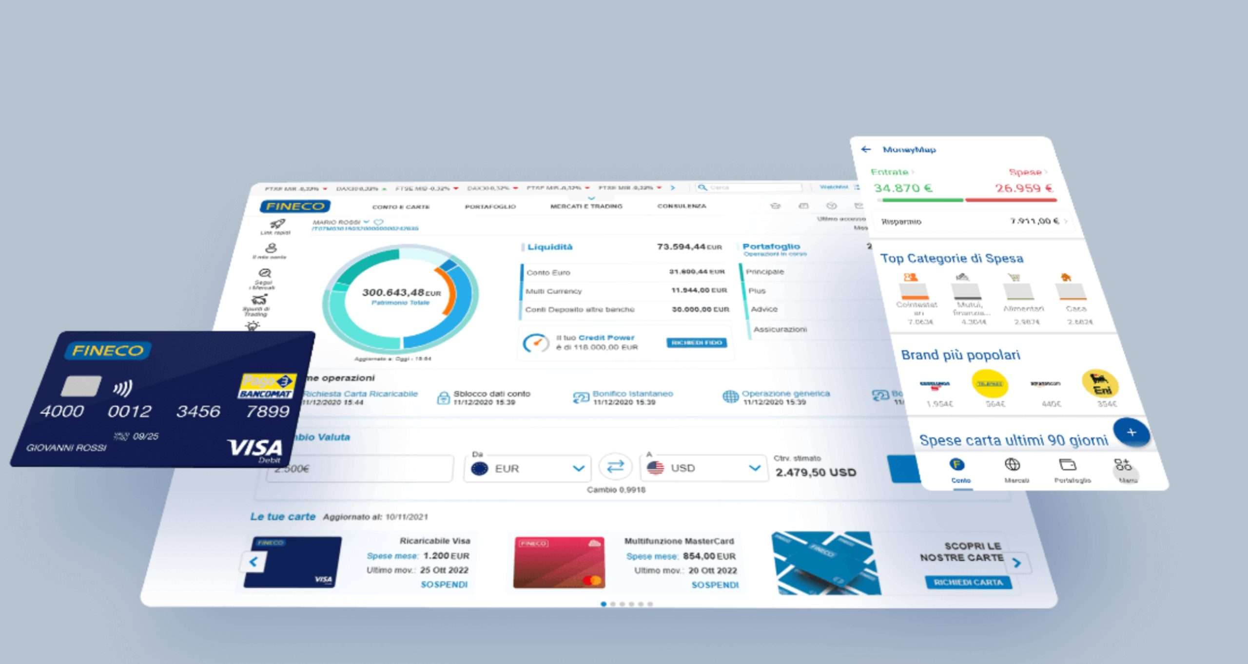 Fineco: pagamenti smart e budget sempre sotto controllo