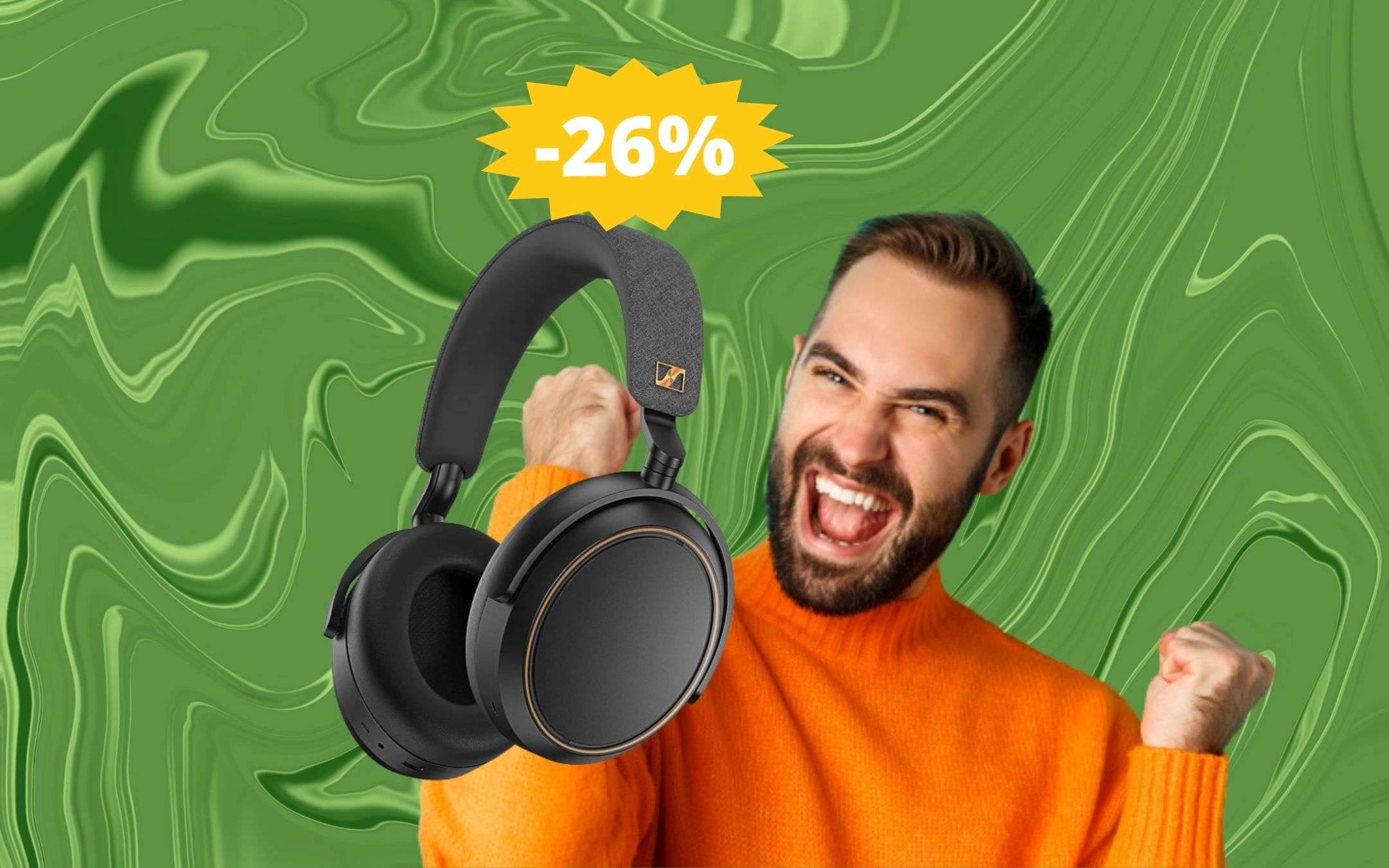 Sennheiser MOMENTUM 4: occasione IMPERDIBILE su Amazon (-26%)