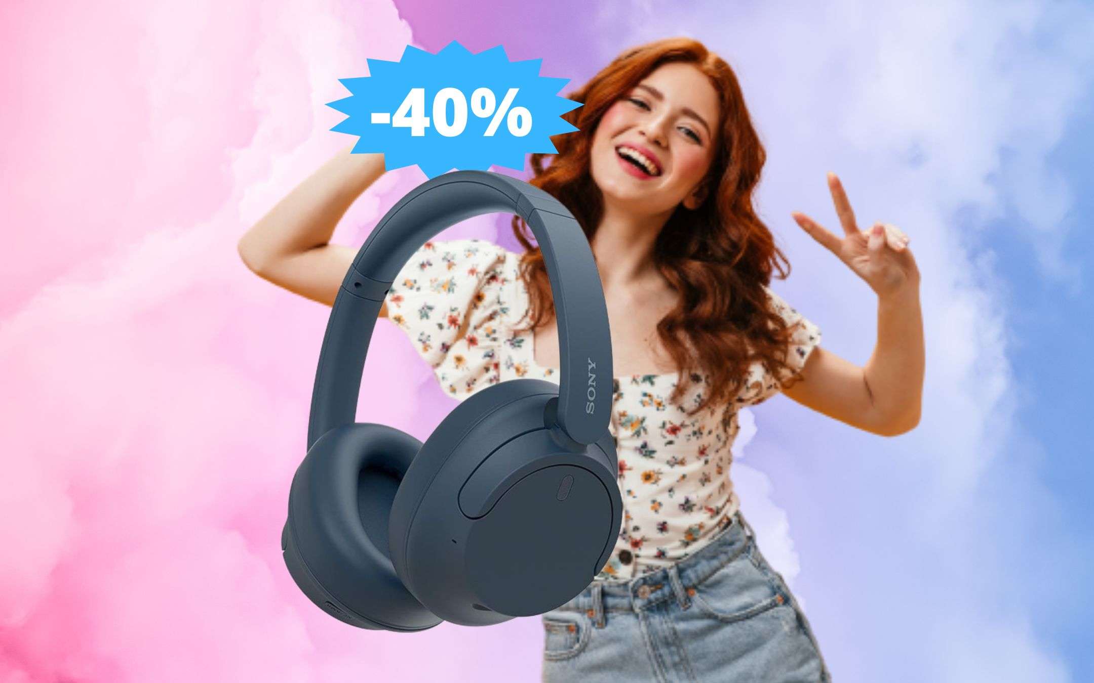 Sony WH-CH720N: OCCASIONE imperdibile su Amazon (-40%)