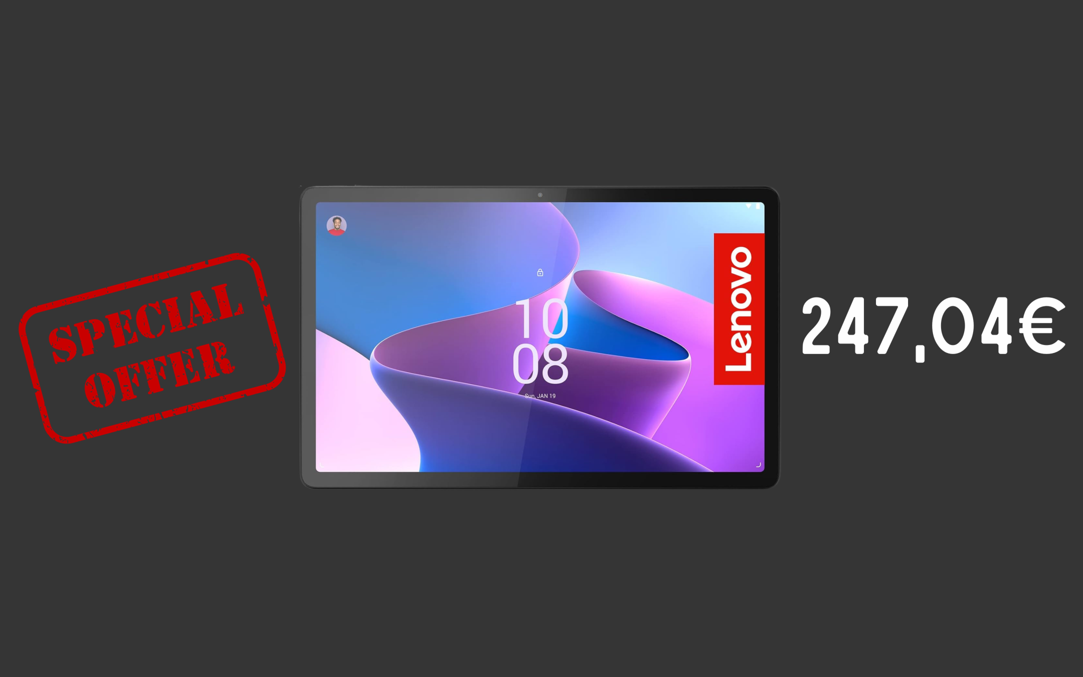 Lenovo Tab P11 con display 2K e 128 GB a SOLI 247,04€