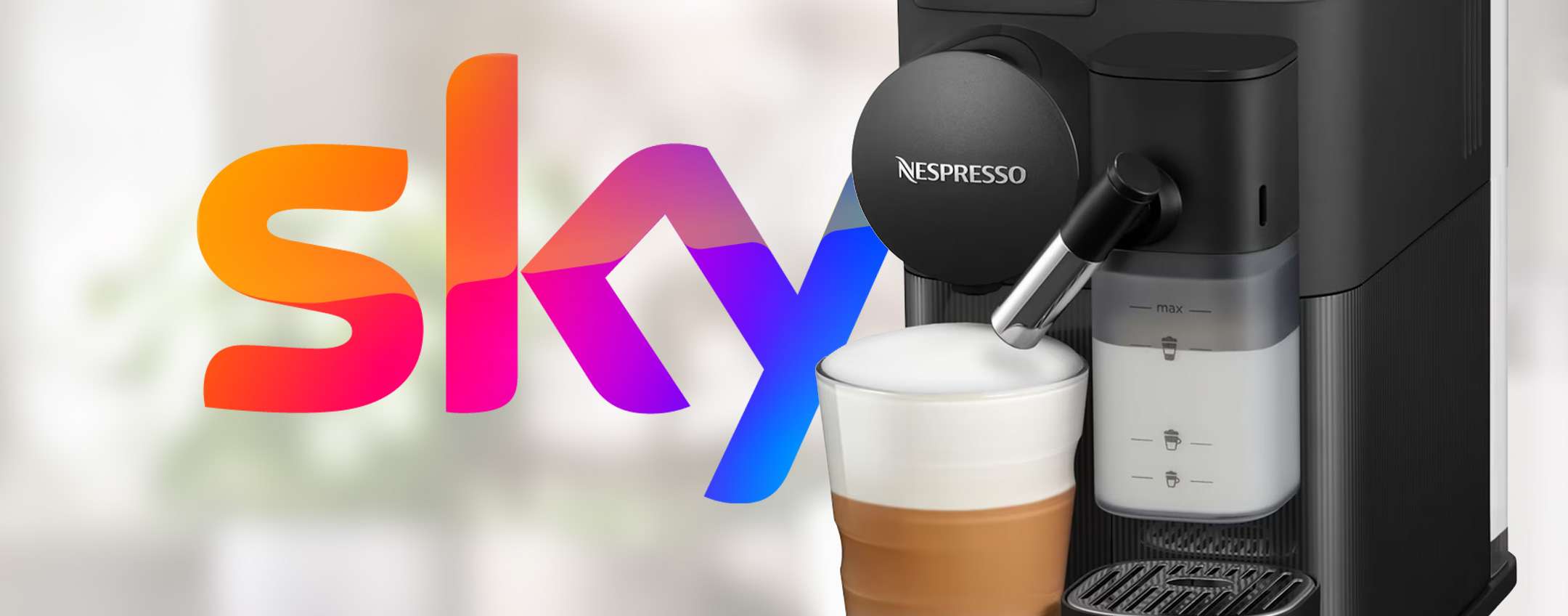 Nespresso Lattissima One: Sky ti regala la macchina da caffè
