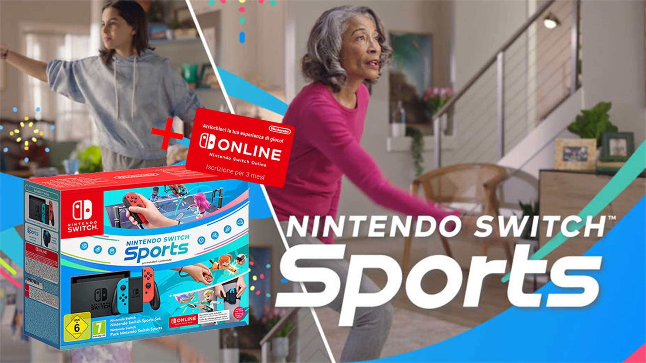 Nintendo Switch + Switch Sports: prezzo MINIMO STORICO su eBay