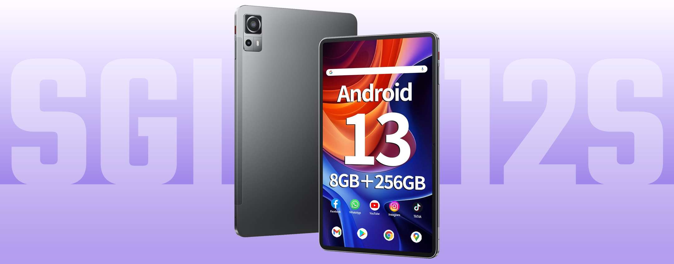 Tablet Android da 12 pollici: MENO DI METÀ PREZZO (coupon)
