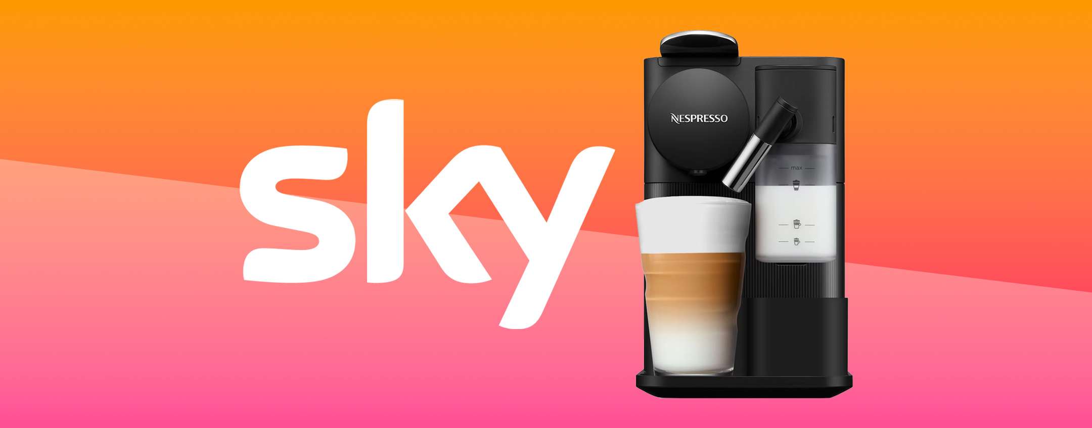 Sky regala Nespresso Lattissima One dal valore di 299€