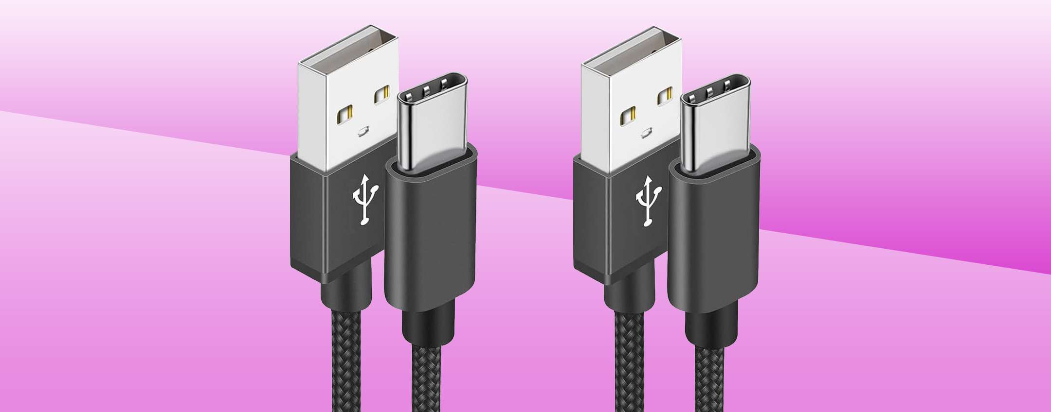 Due cavi da USB-A a USB-C a PREZZO STRACCIATO