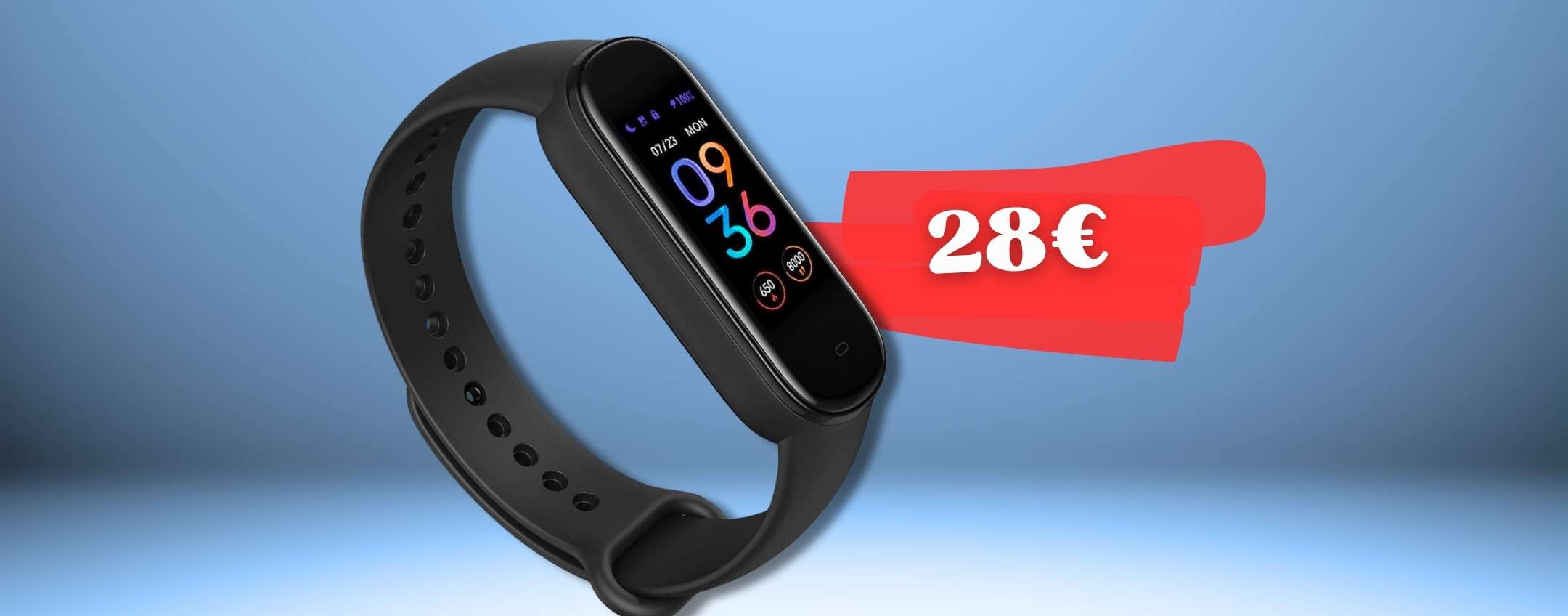 Sport e salute al polso in dimensioni MINI con Amazfit Band 5 (28€)
