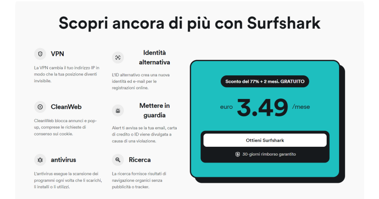 Protezione e sicurezza online con Surfshark One: l'offerta imperdibile