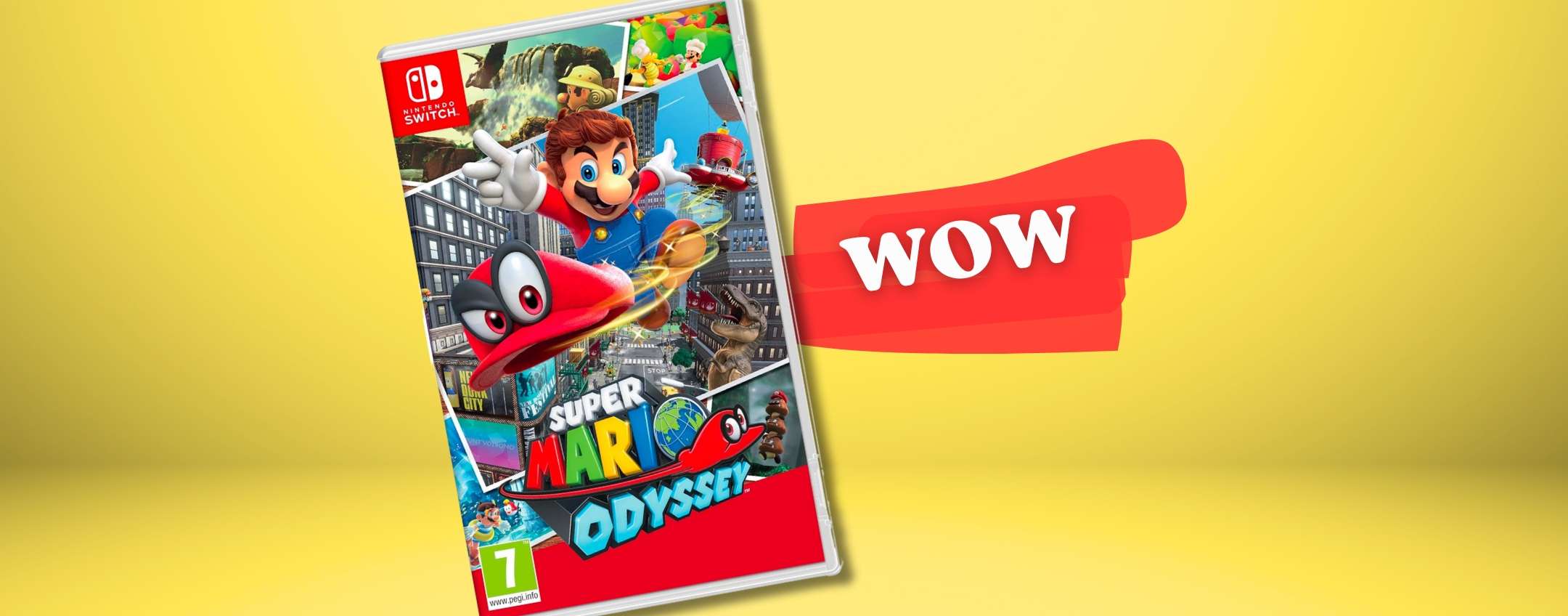 Super Mario Odyssey GIOCALO subito su Nintendo Switch, in offerta
