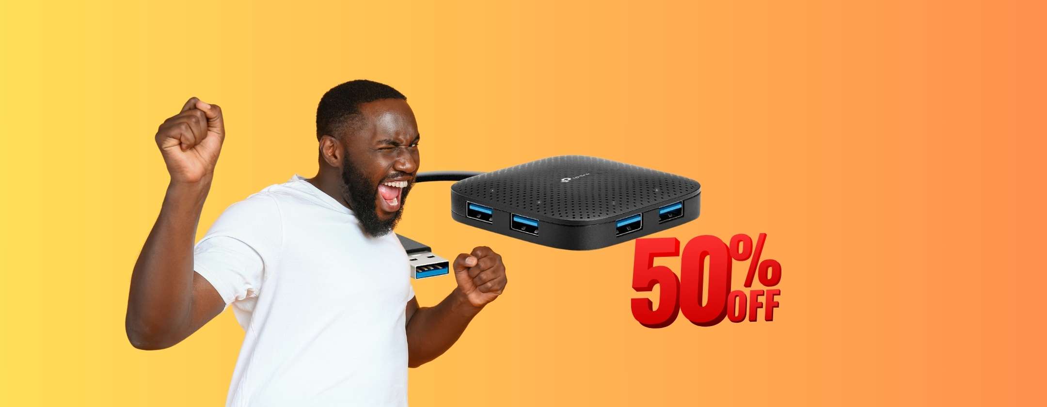 Hub TP-Link 4 in 1 a metà prezzo su Amazon: -50%