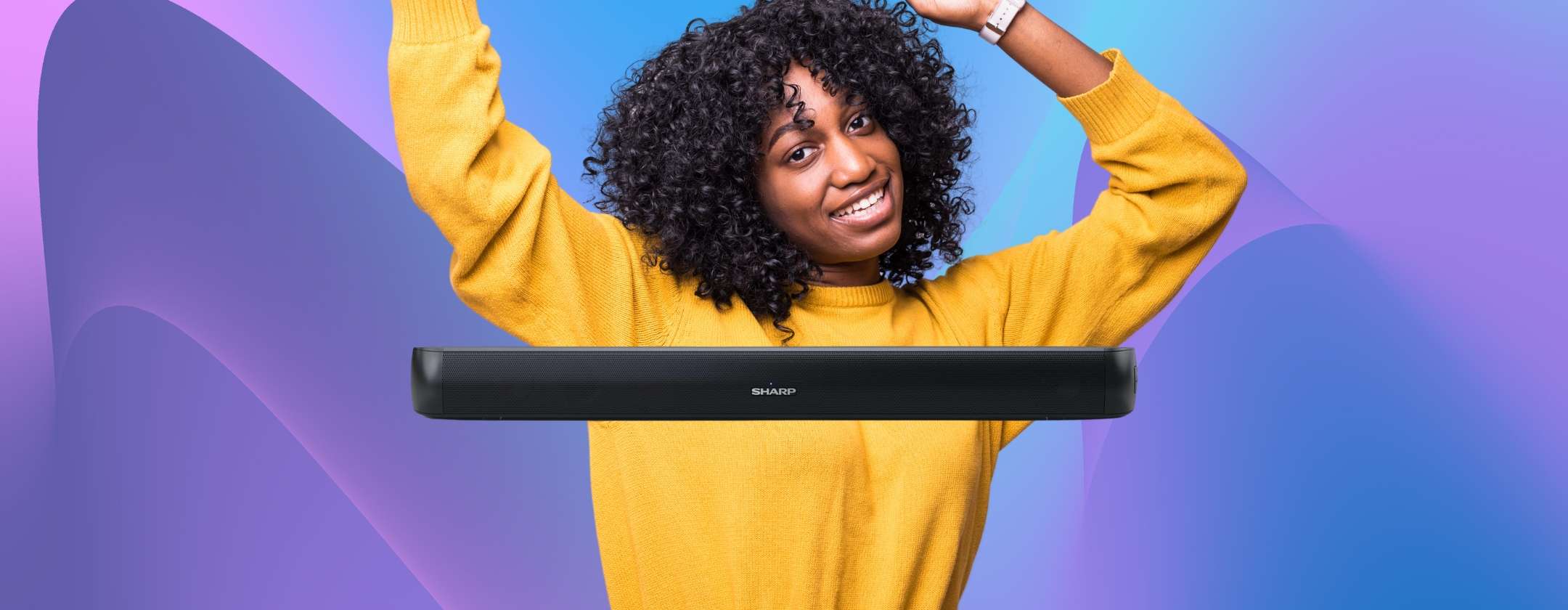 Mini Soundbar Sharp POTENTISSIMA sotto i 60€
